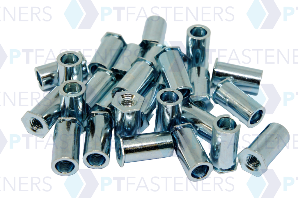 Through-Hole Threaded Stand Off M4-12 (100 pcs) | PT Fasteners